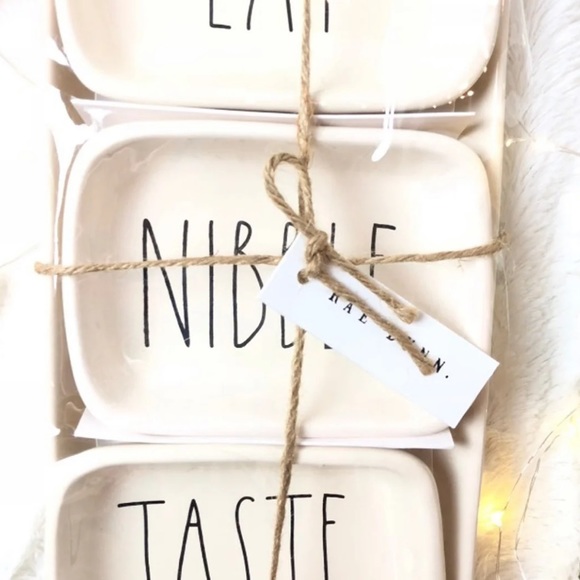 Rae Dunn | Accessories | Rae Dunn Eat Nibble Taste Platter Set | Poshmark